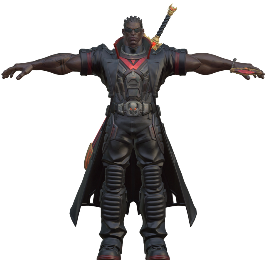 Blade (Marvel Rivals) FBX / Blend Download by JTIron625 on DeviantArt