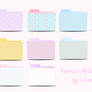 Free Floral Folders icons set by MunaNazzal on DeviantArt