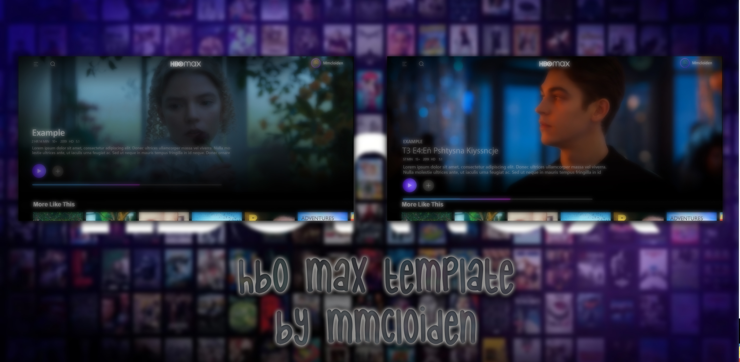 Hbo Max Tempate By Mmcloiden by mmcloiden on DeviantArt