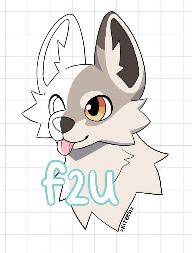 [F2U] Canine Headshot by kitersi on DeviantArt