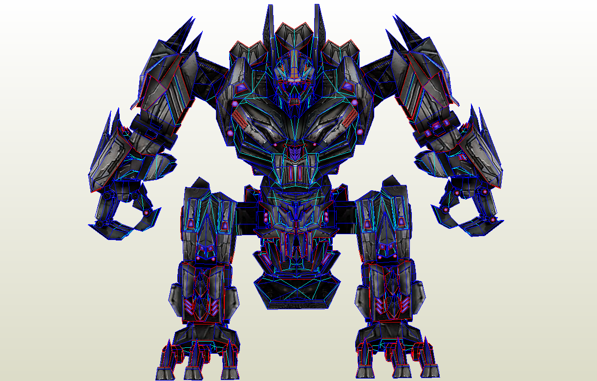 TF WOC Wii Trypticon PDO and Textures by PapercraftKing on DeviantArt