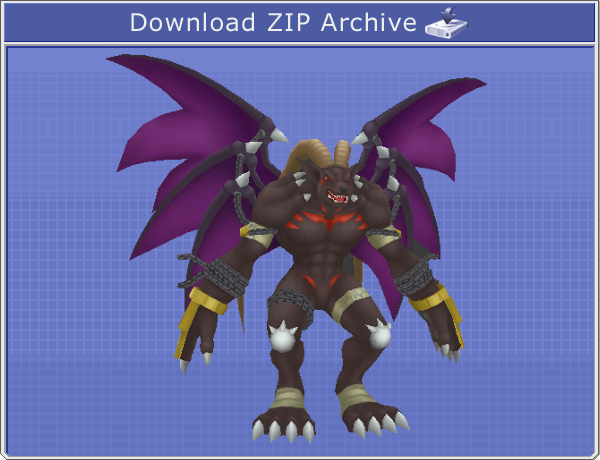 Belphemon Rage Mode Model by PapercraftKing on DeviantArt