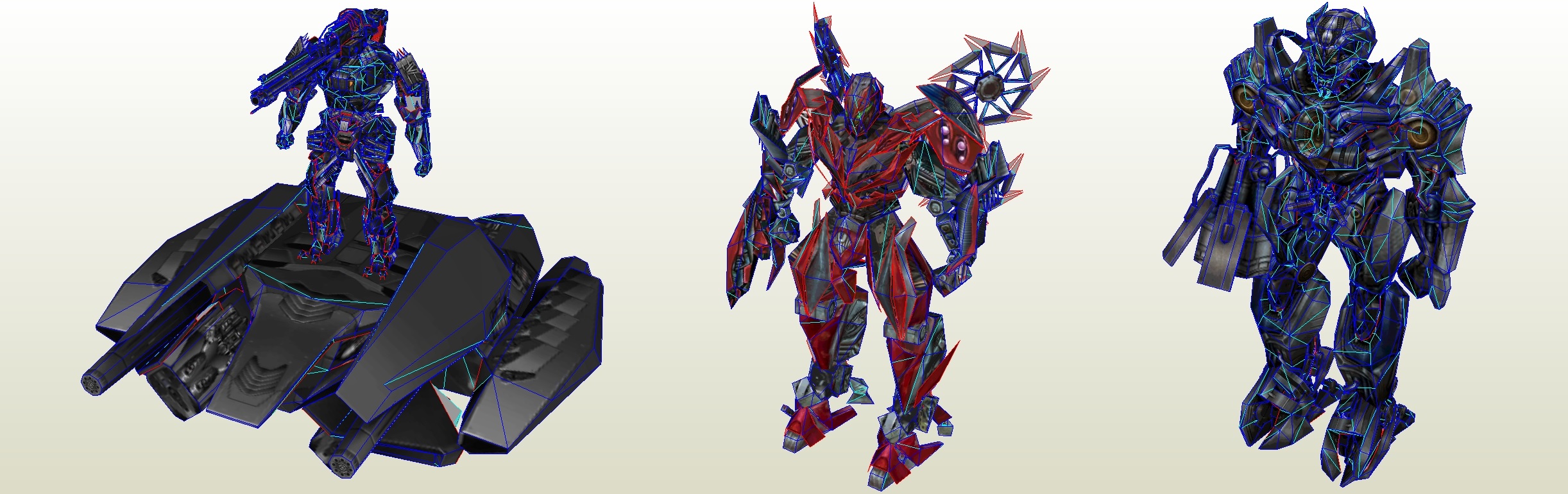 Transformers Battle Game Pack02 by PapercraftKing on DeviantArt