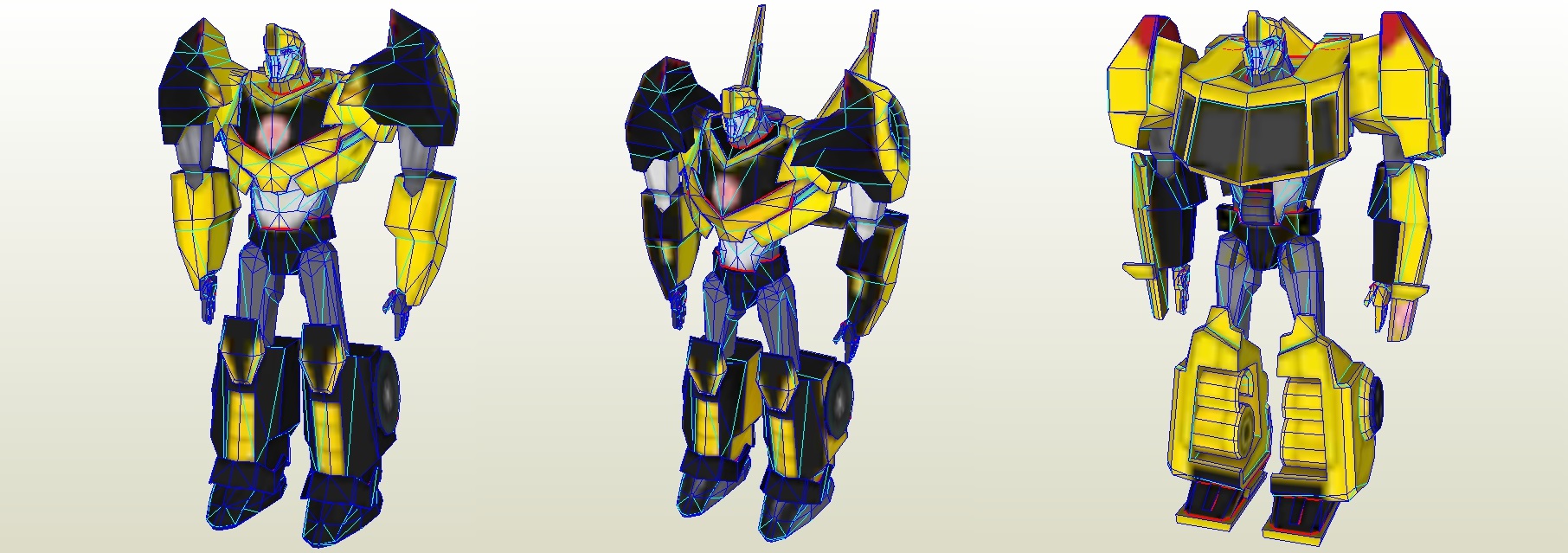 TF RID Game 3 BumbleBee Model by PapercraftKing on DeviantArt