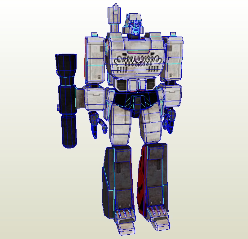 Transformers The Game 2007 PC Rip Megatron G1 by PapercraftKing on ...