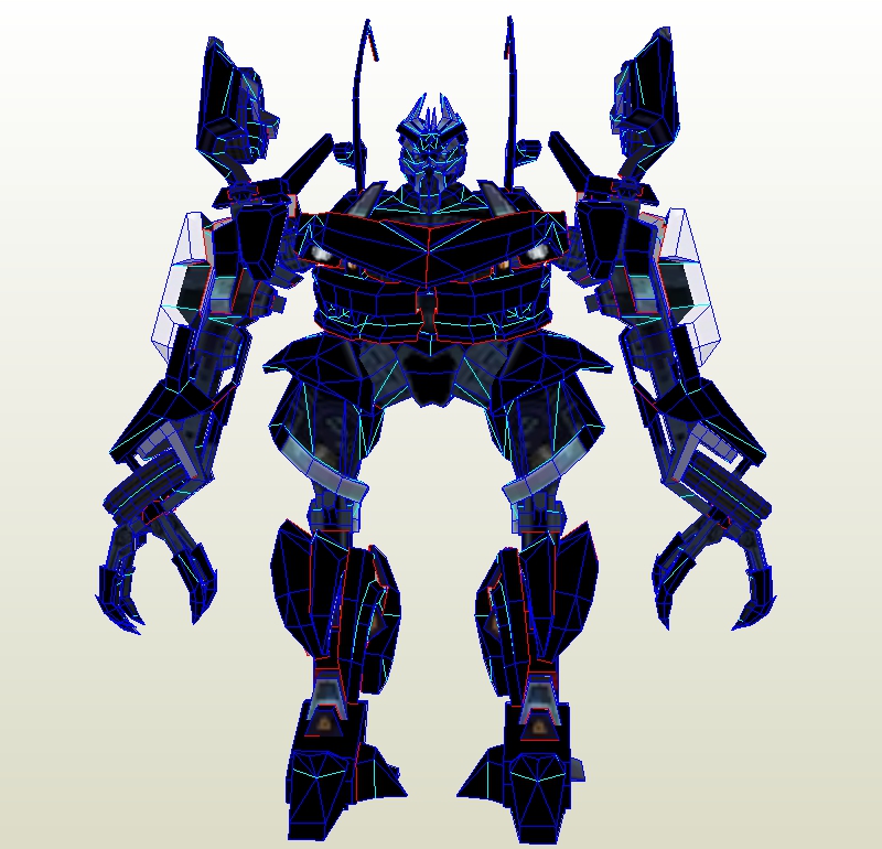 Transformers 2007 The Game Barricade Low by PapercraftKing on DeviantArt