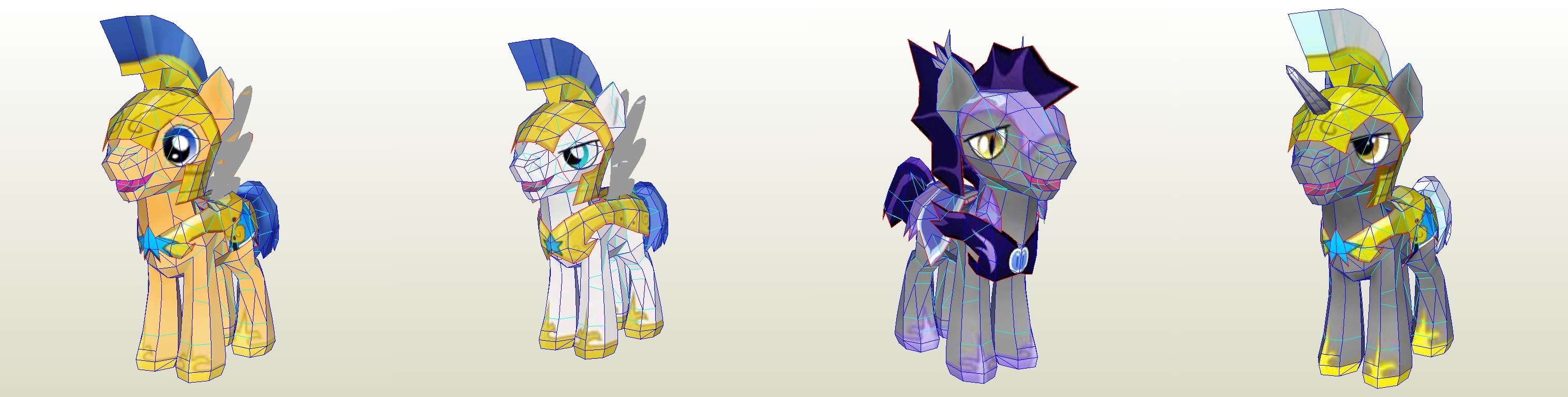 MLP Gameloft Android Royal Guard by PapercraftKing on DeviantArt