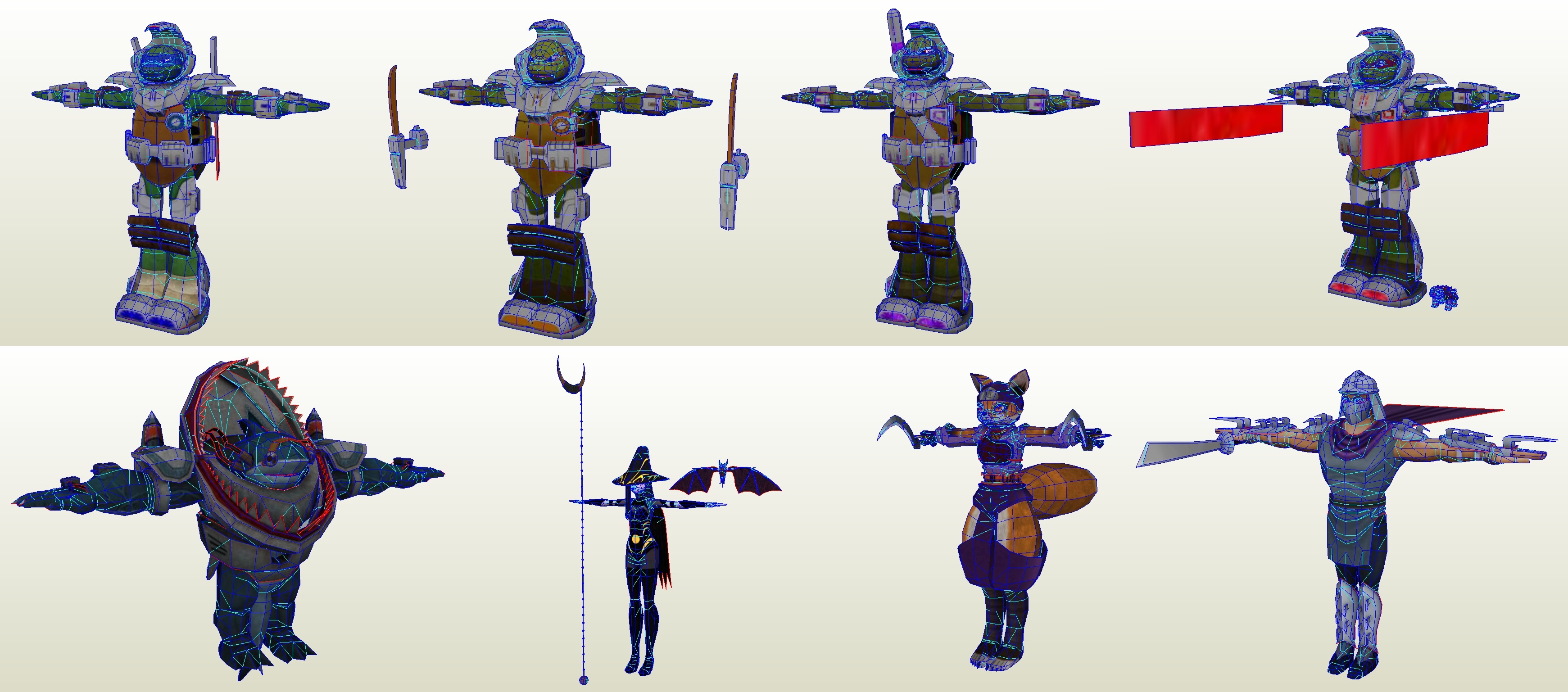 TMNT Legends New Skins 1x2 by PapercraftKing on DeviantArt
