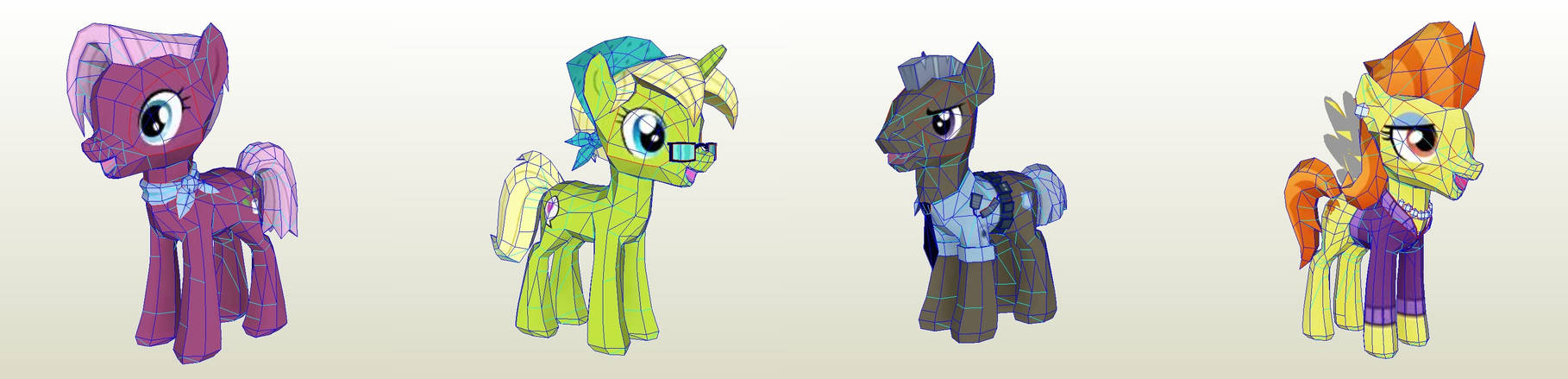 MLP Gameloft Responsible Caretakers by PapercraftKing on DeviantArt
