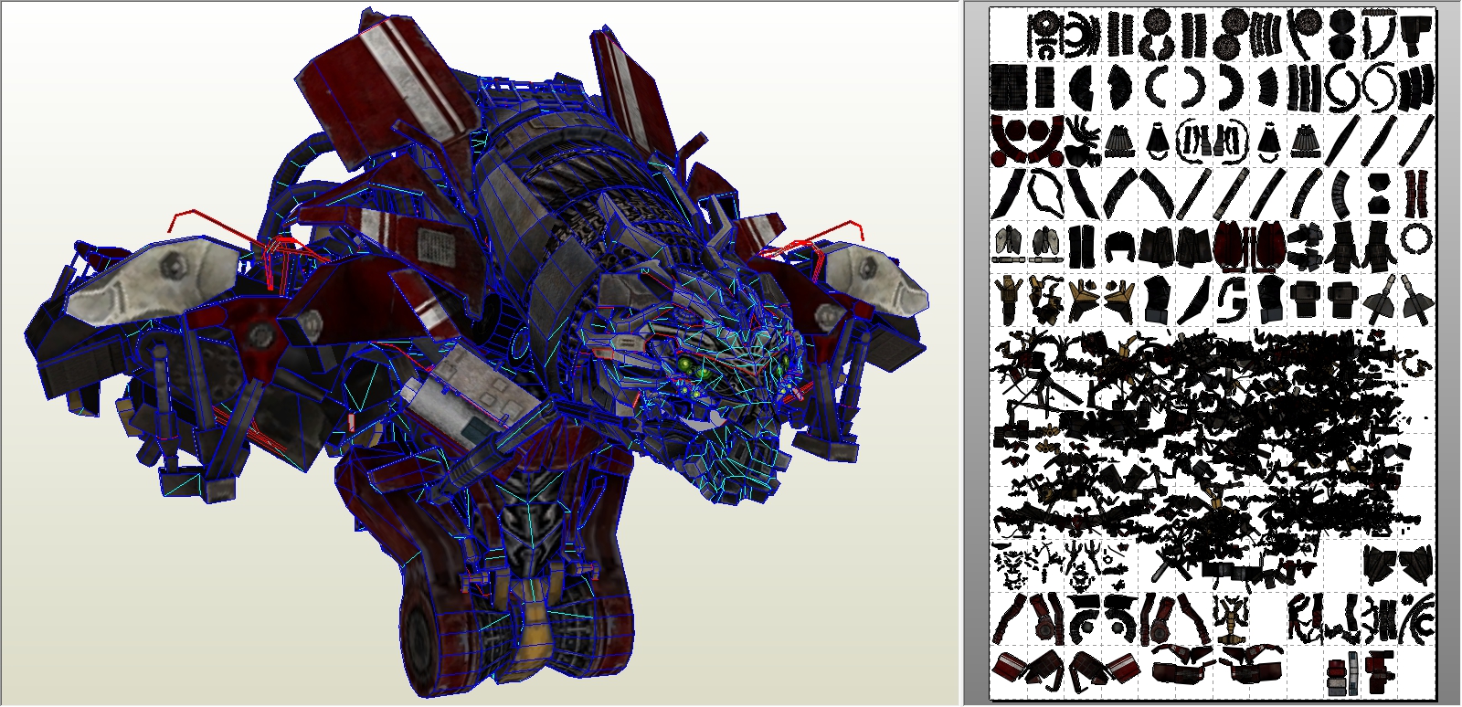 Devastator ROTF Torse 60,8 wip by PapercraftKing on DeviantArt