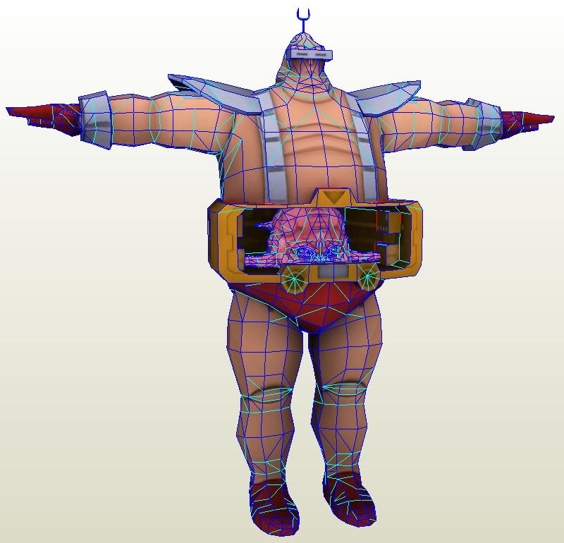 TMNT Legends Krang Classic by PapercraftKing on DeviantArt