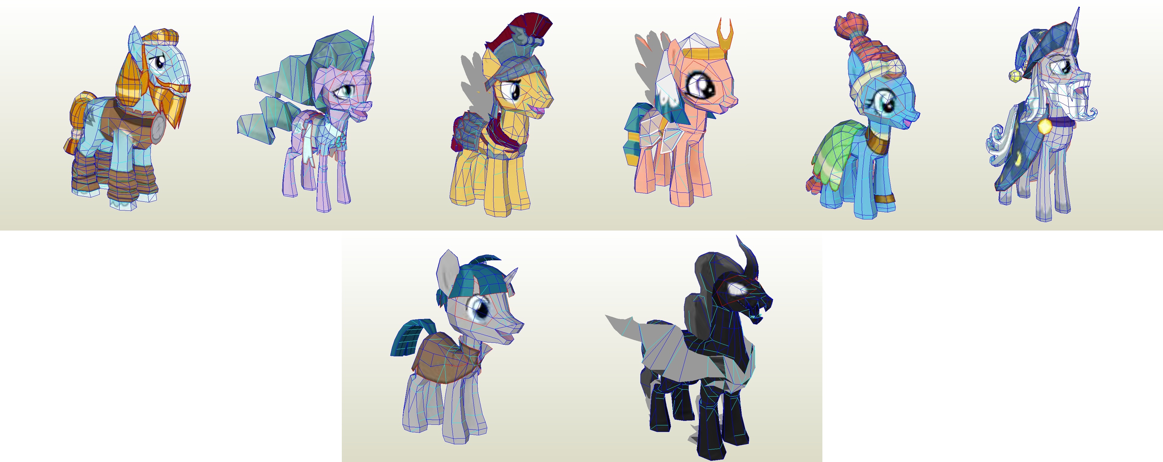 MLP Gameloft Pillars of Equestria by PapercraftKing on DeviantArt