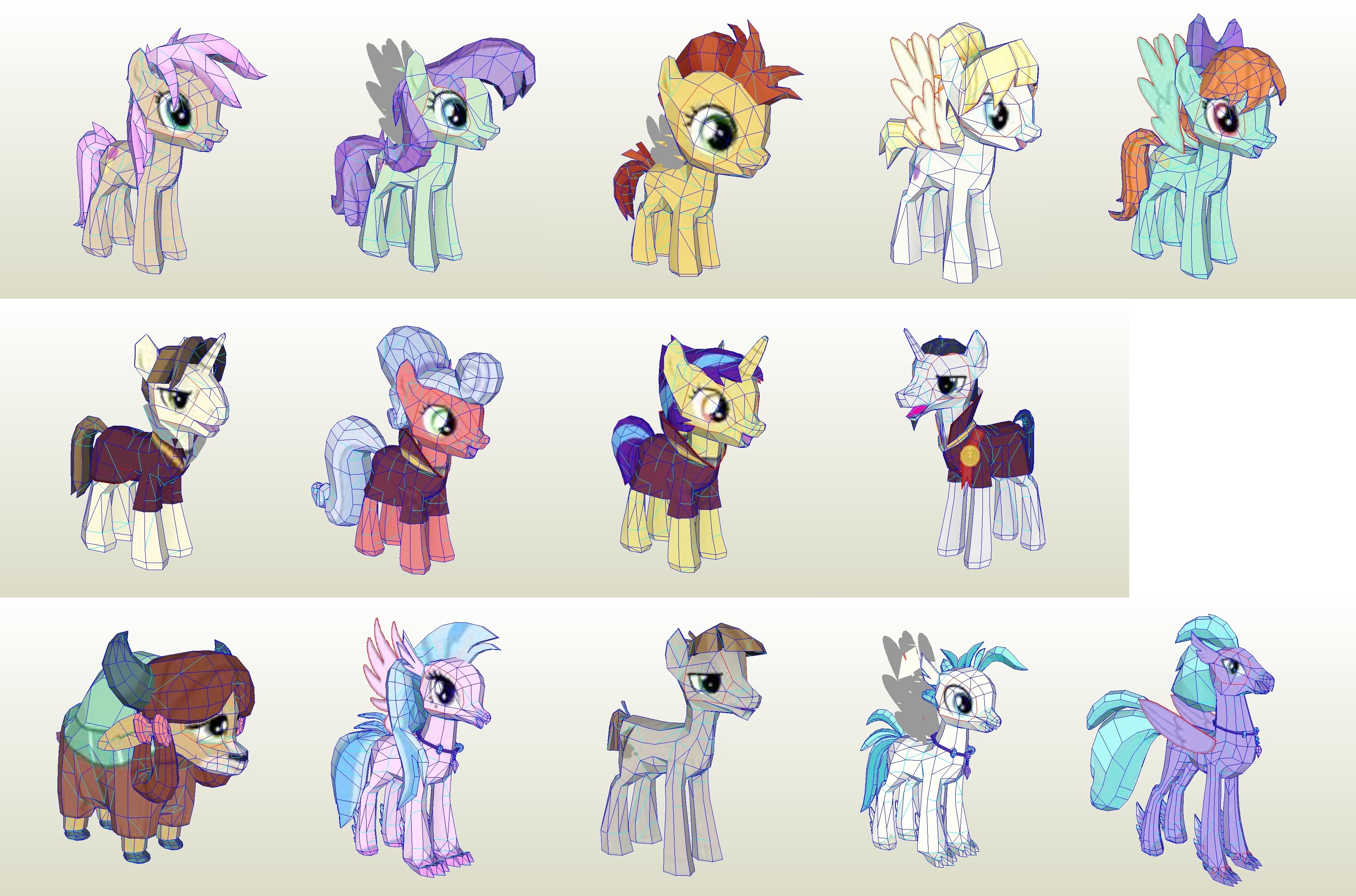 MLP Gameloft Update 45 by PapercraftKing on DeviantArt
