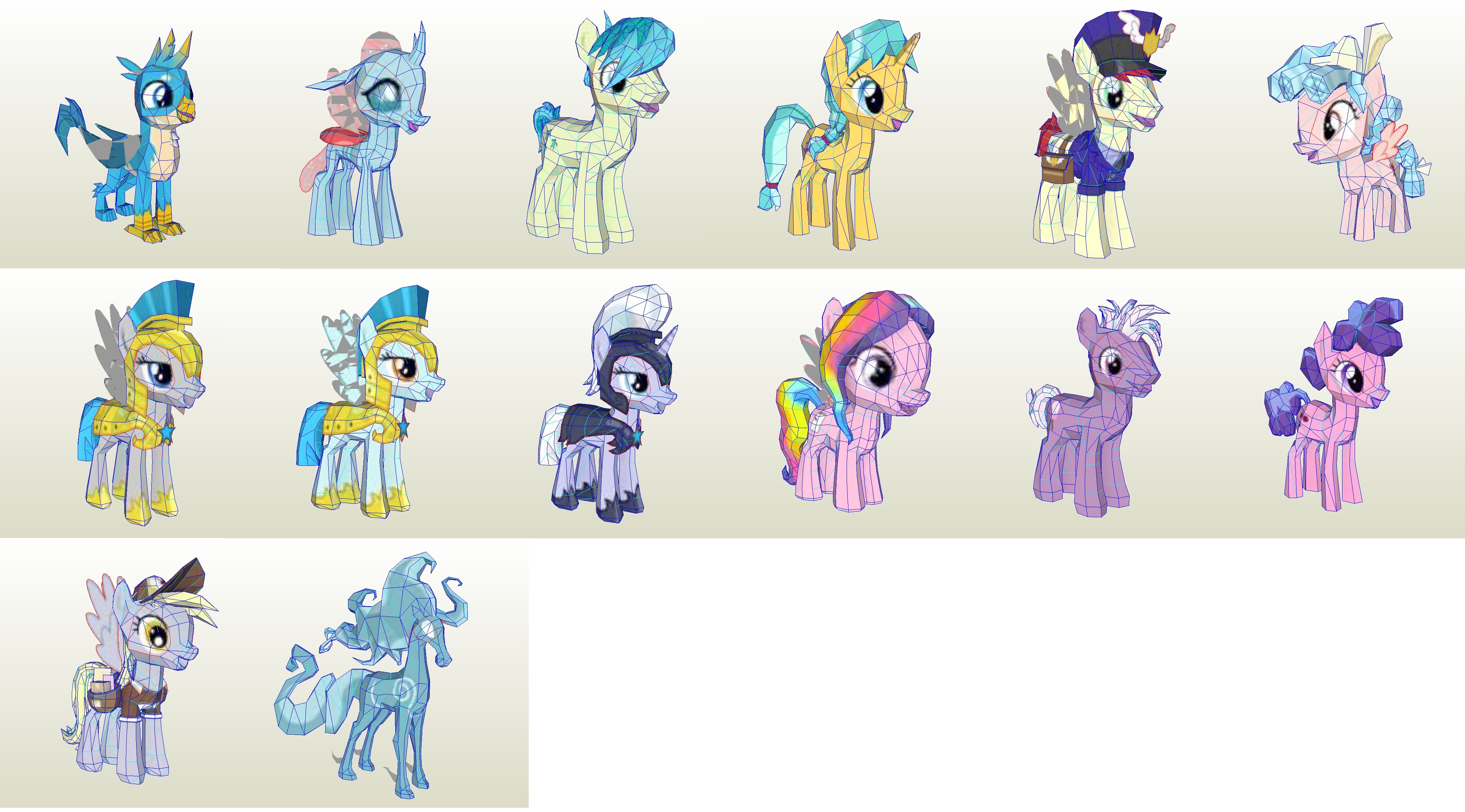 MLP Gameloft School Raze by PapercraftKing on DeviantArt