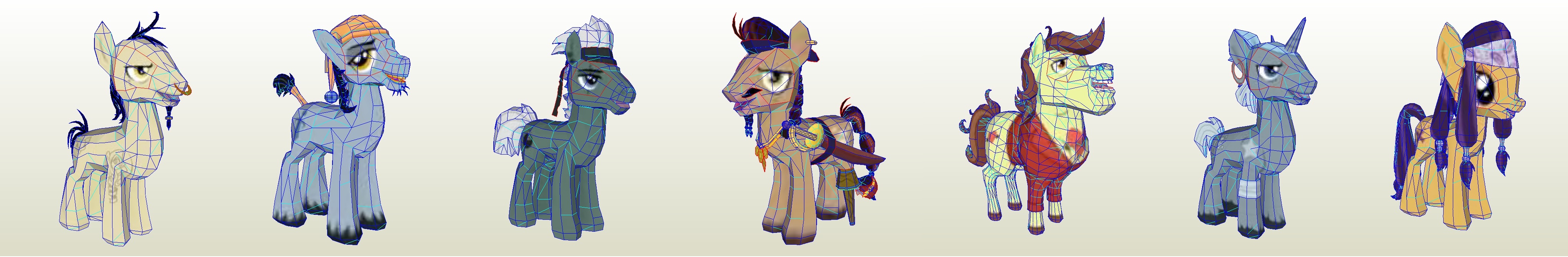 MLP Gameloft Pony Pirates by PapercraftKing on DeviantArt