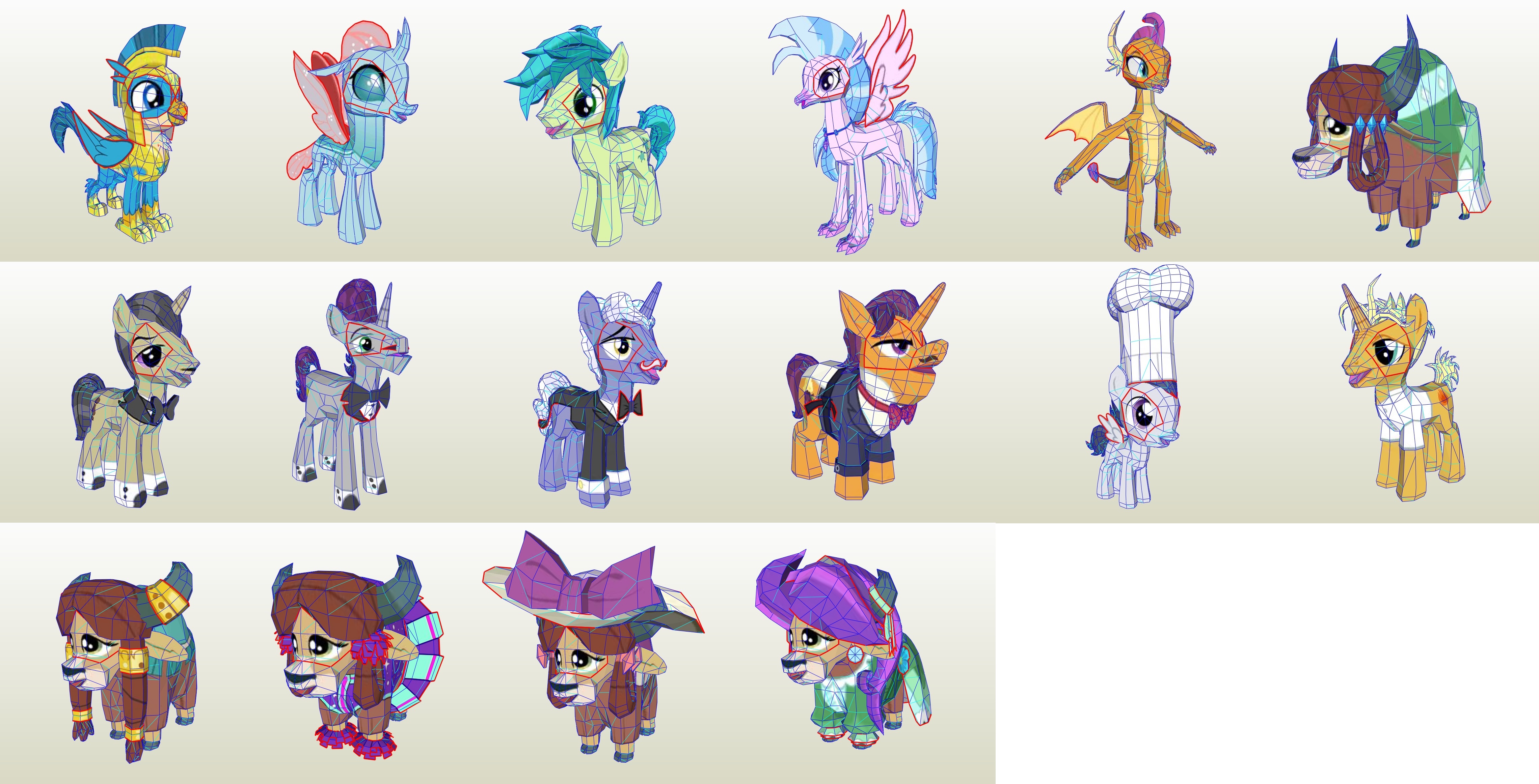 MLP Gameloft Update 59 skins by PapercraftKing on DeviantArt