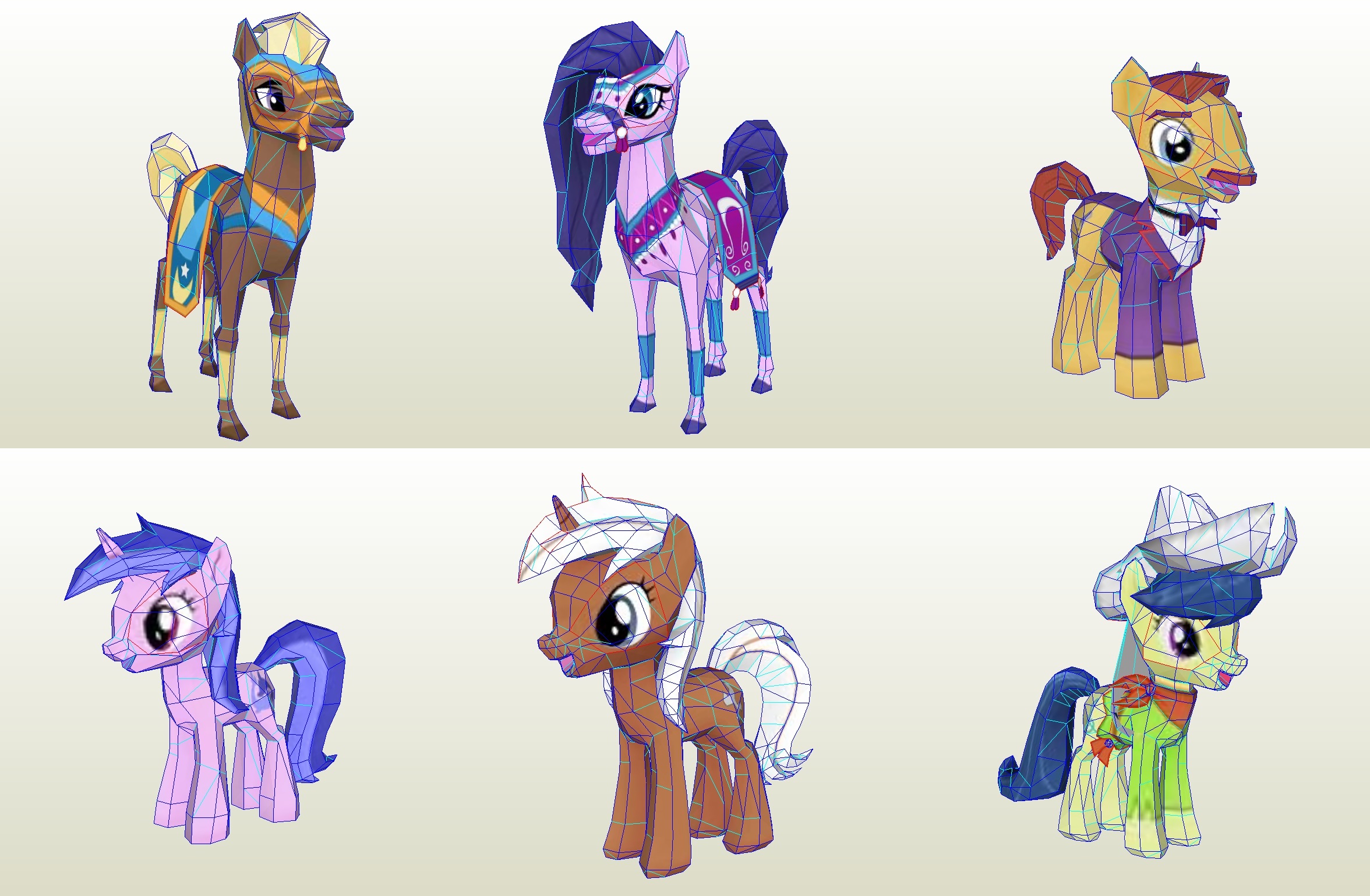 MLP Gameloft Honored Guests Update by PapercraftKing on DeviantArt