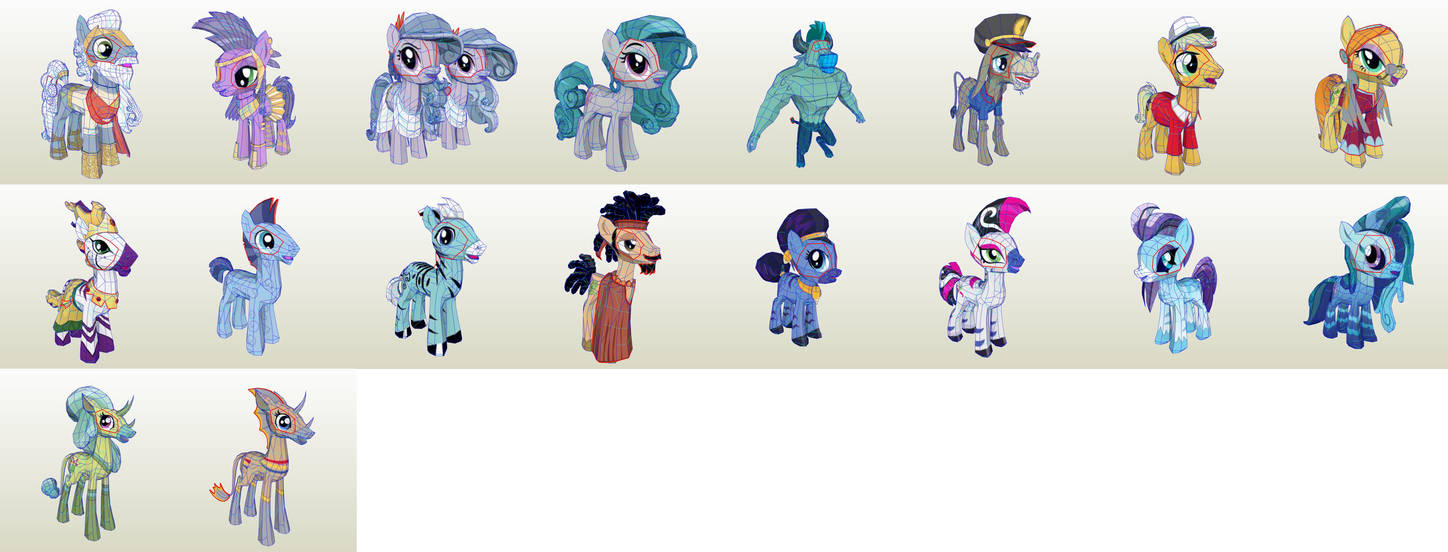 MLP Gameloft v6.8 by PapercraftKing on DeviantArt