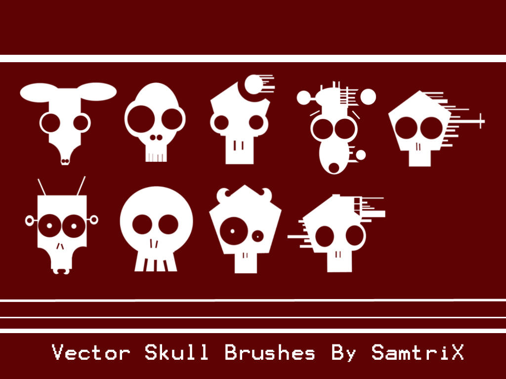 Vector Skulls by SamtriX on DeviantArt