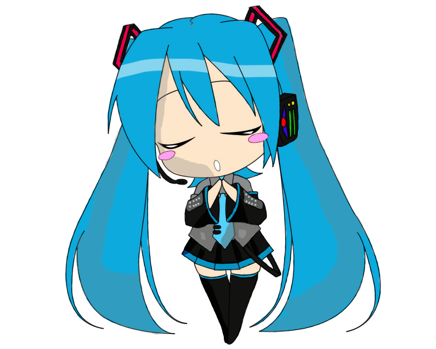 Hatsune Miku Chibi by thetwigie on DeviantArt