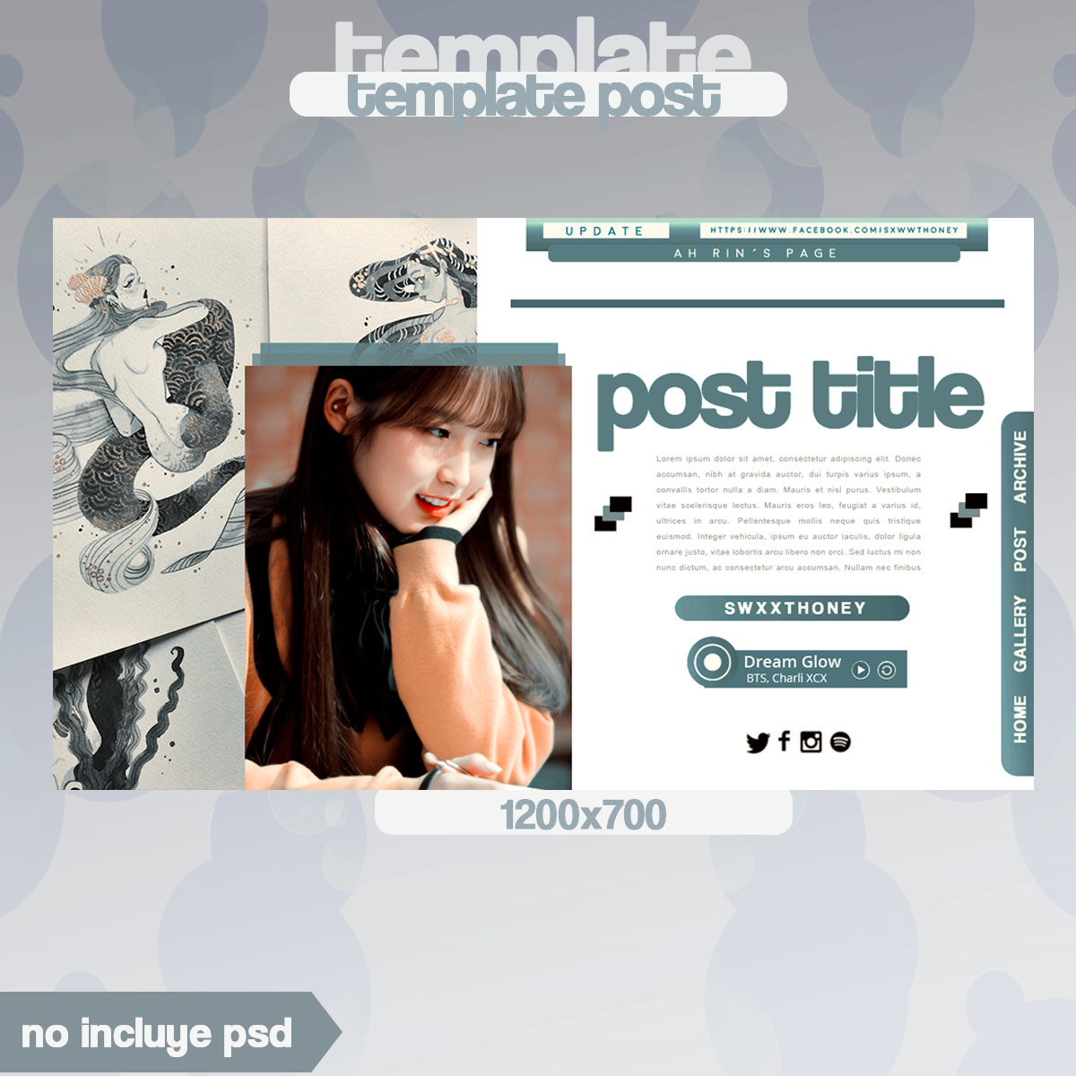 Template Post. by swxxthoney on DeviantArt