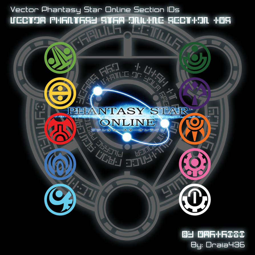 Vector PSO Section IDs By Draia436 by Draia436 on DeviantArt