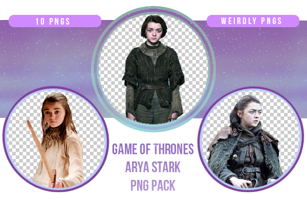 Game Of Thrones Arya Stark PNG Pack by Weirdly-PNGS on DeviantArt