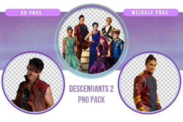Descendants 2 PNG Pack by Weirdly-PNGS on DeviantArt