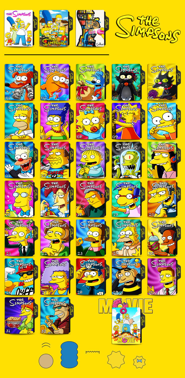 The Simpsons (1989 - ) Folder Pack by BEXANAO on DeviantArt