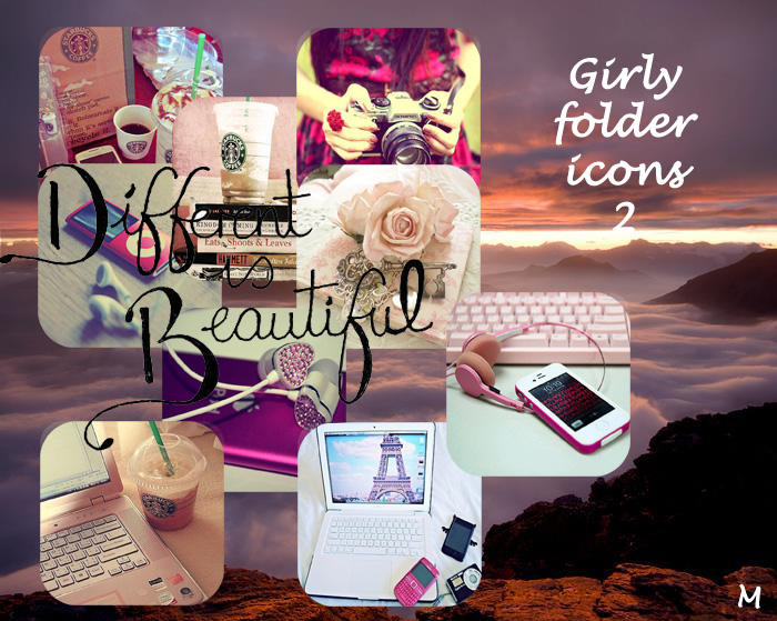 Girly folder icons 2 by foldericons-girl on DeviantArt