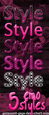 5 emo styles by germanot-gaga on DeviantArt