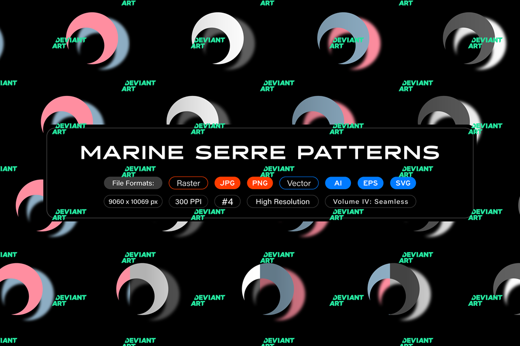 Marine Serre Patterns, Vol. 4: Seamless by itsfarahbakhsh on DeviantArt