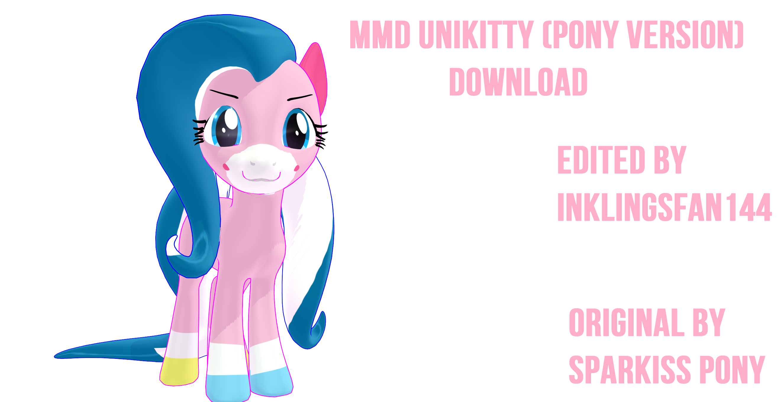 MMDxMLP Unikitty (Pony Normal Version) DL by InklingsFan144 on DeviantArt
