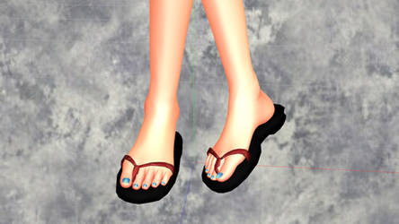 Feet- Sandals and Flipflops on MMD-Mall - DeviantArt