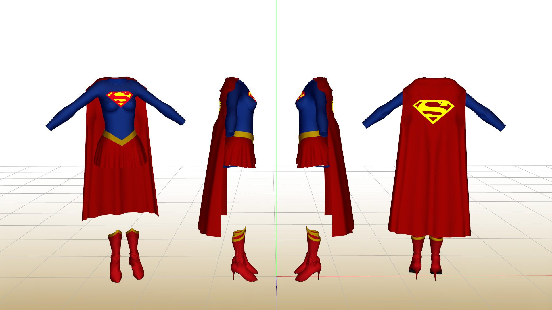 [DL] 3DCG Supergirl Outfit by Maddoktor2 on DeviantArt