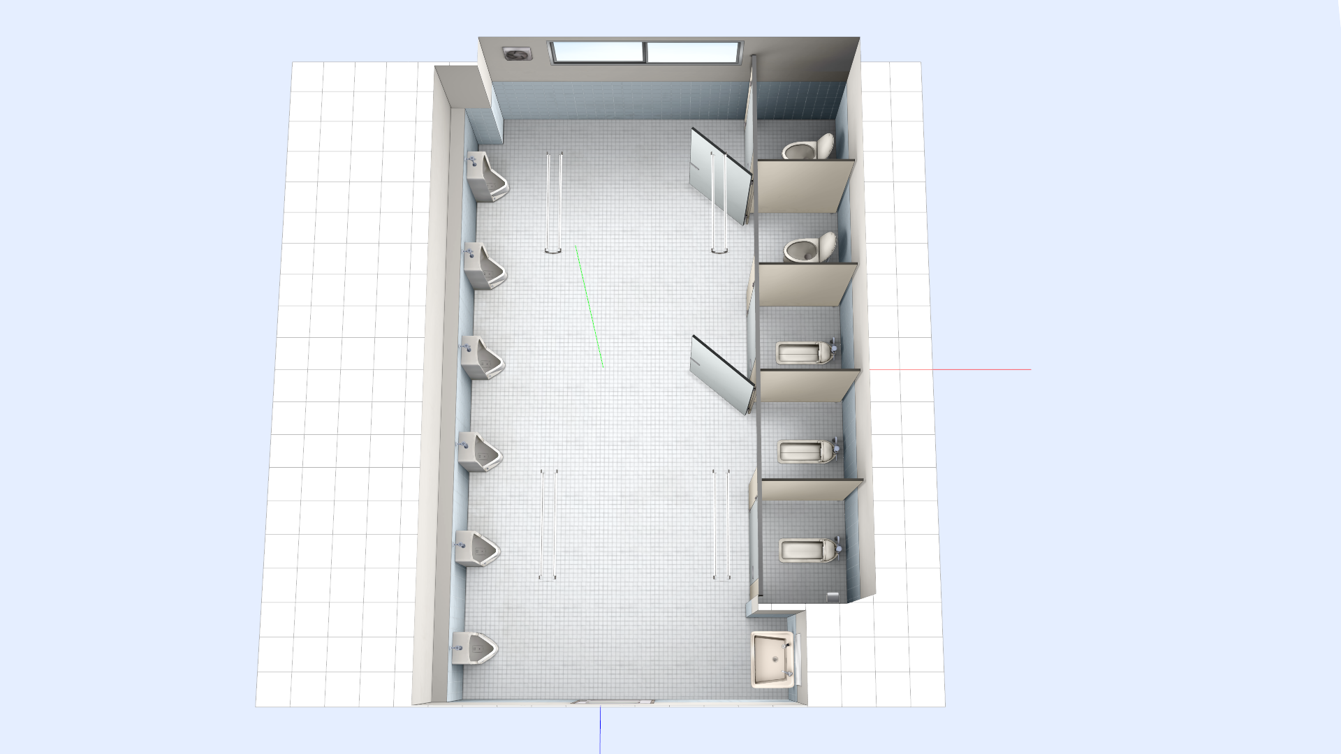 [DL] MMD School Washroom Stage by Maddoktor2 on DeviantArt