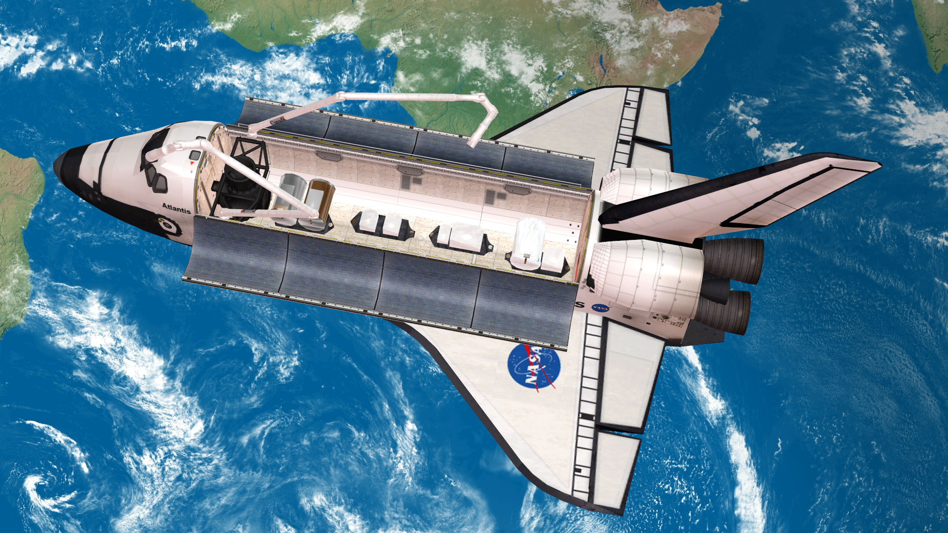 Di Space Shuttle Atlantis