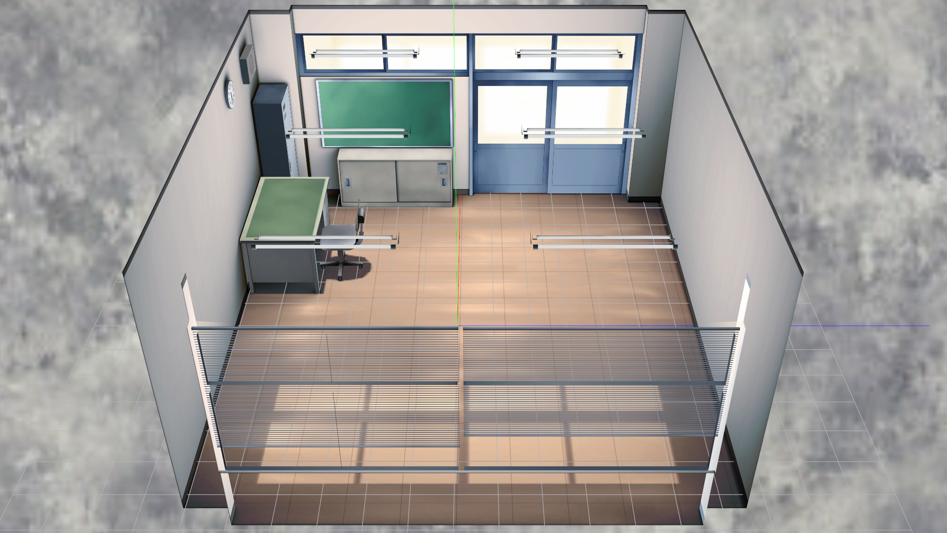 [DL] MMD Empty School Office Stage by Maddoktor2 on DeviantArt