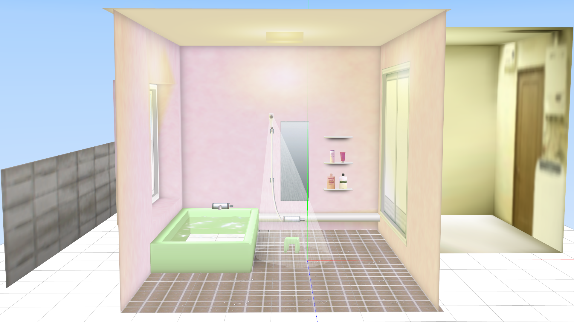 [600 Watchers Gift DL Pt.2!] MMD Bath2 Stage by Maddoktor2 on DeviantArt