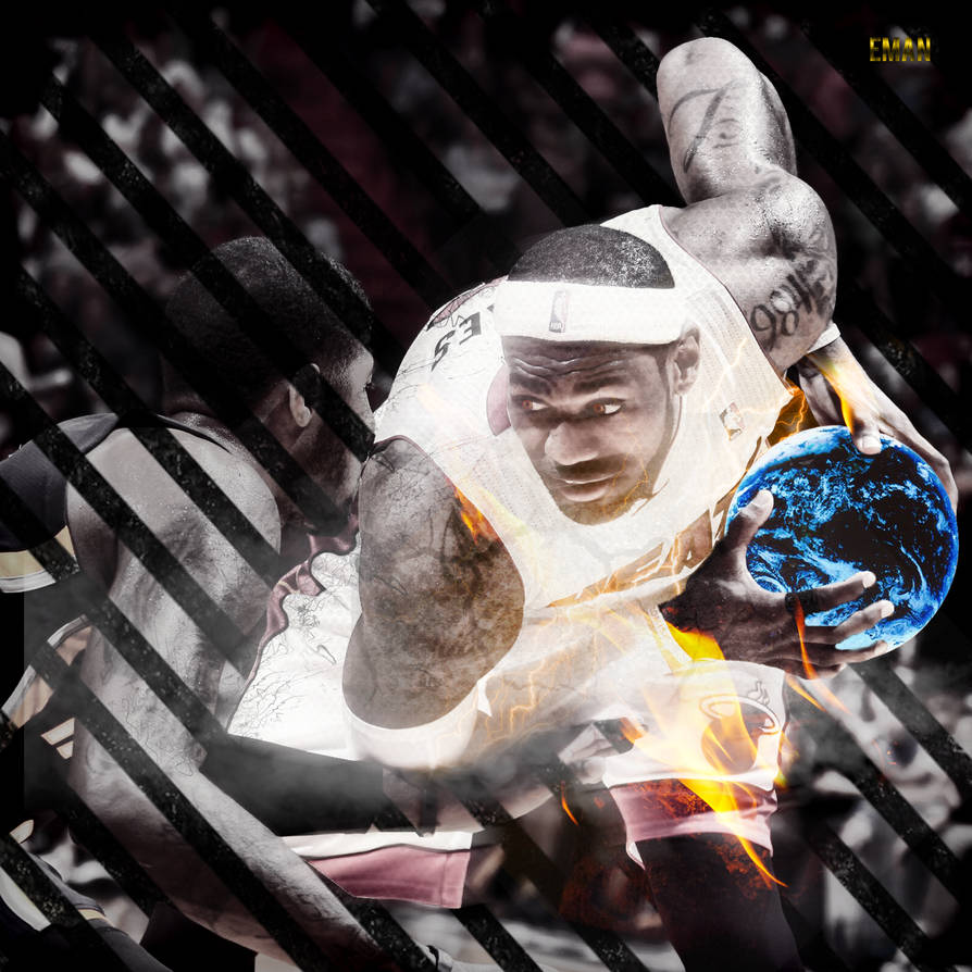 LeBron James Design by emanproedits on DeviantArt