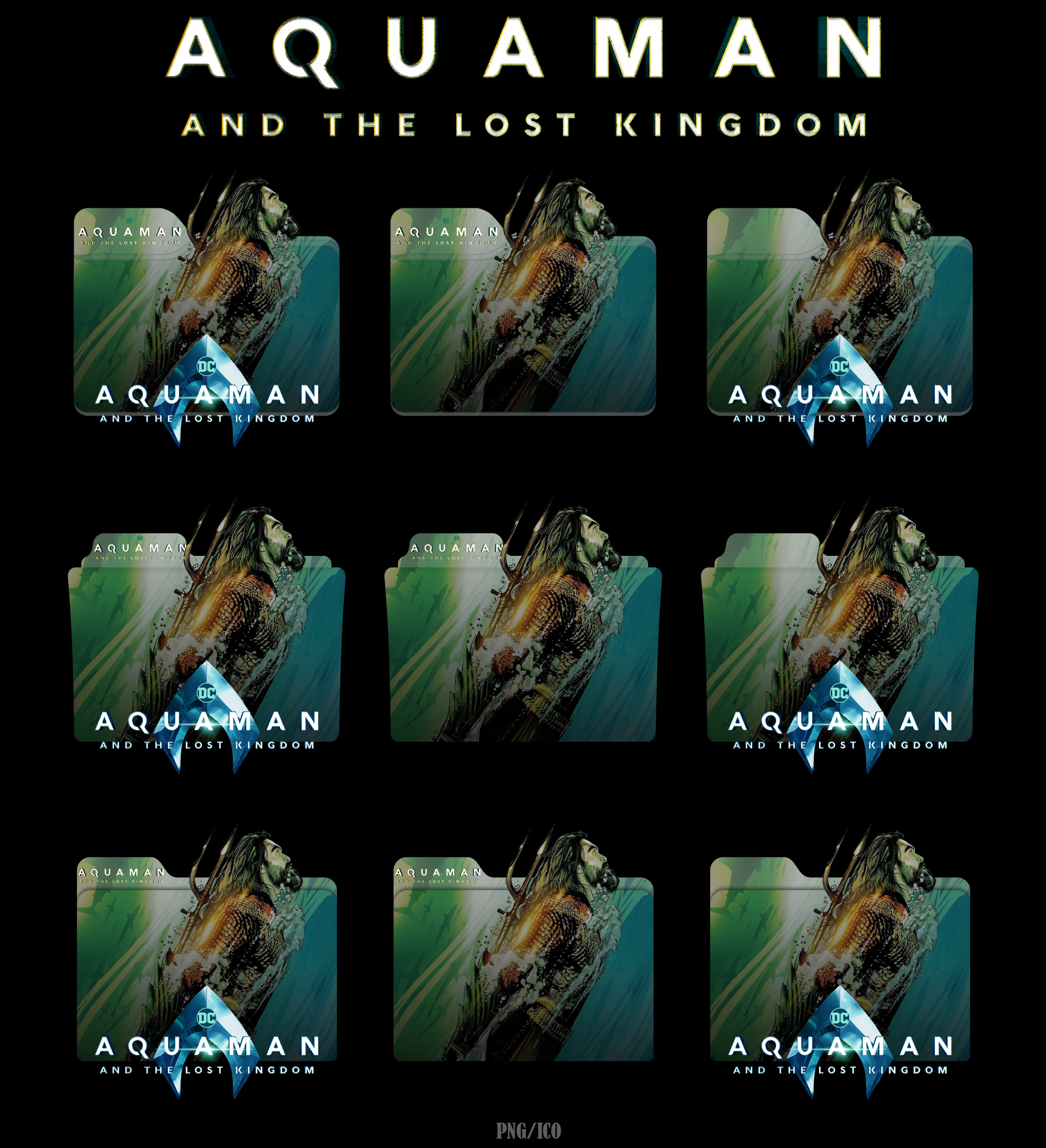 Aquaman and the Lost Kingdom (2023) folder icon by KVN77188 on DeviantArt