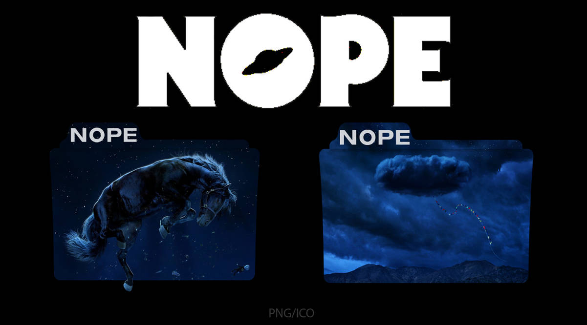 Nope (2022) movie folder icon by KVN77188 on DeviantArt