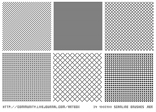 100x100px scanline brushes by mithrialxx on DeviantArt