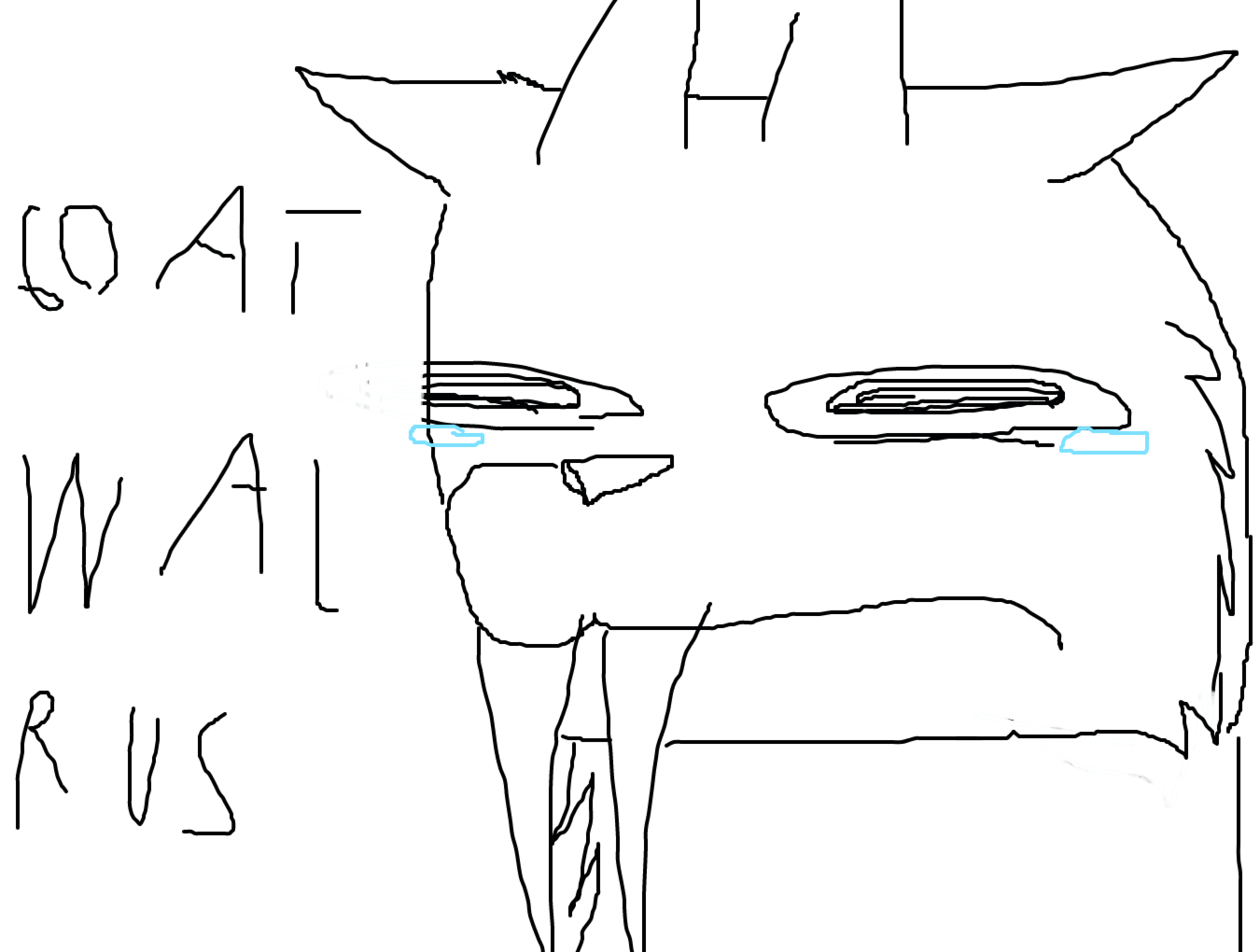 Goat Walrus (Horrible shitpost for Dogsama) by CocoTheFoox on DeviantArt