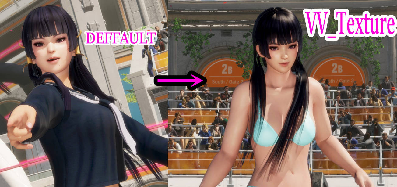 [dl] Doa6 Nyotengu Mod Near Vv Face Hair By Honey Gold On Deviantart