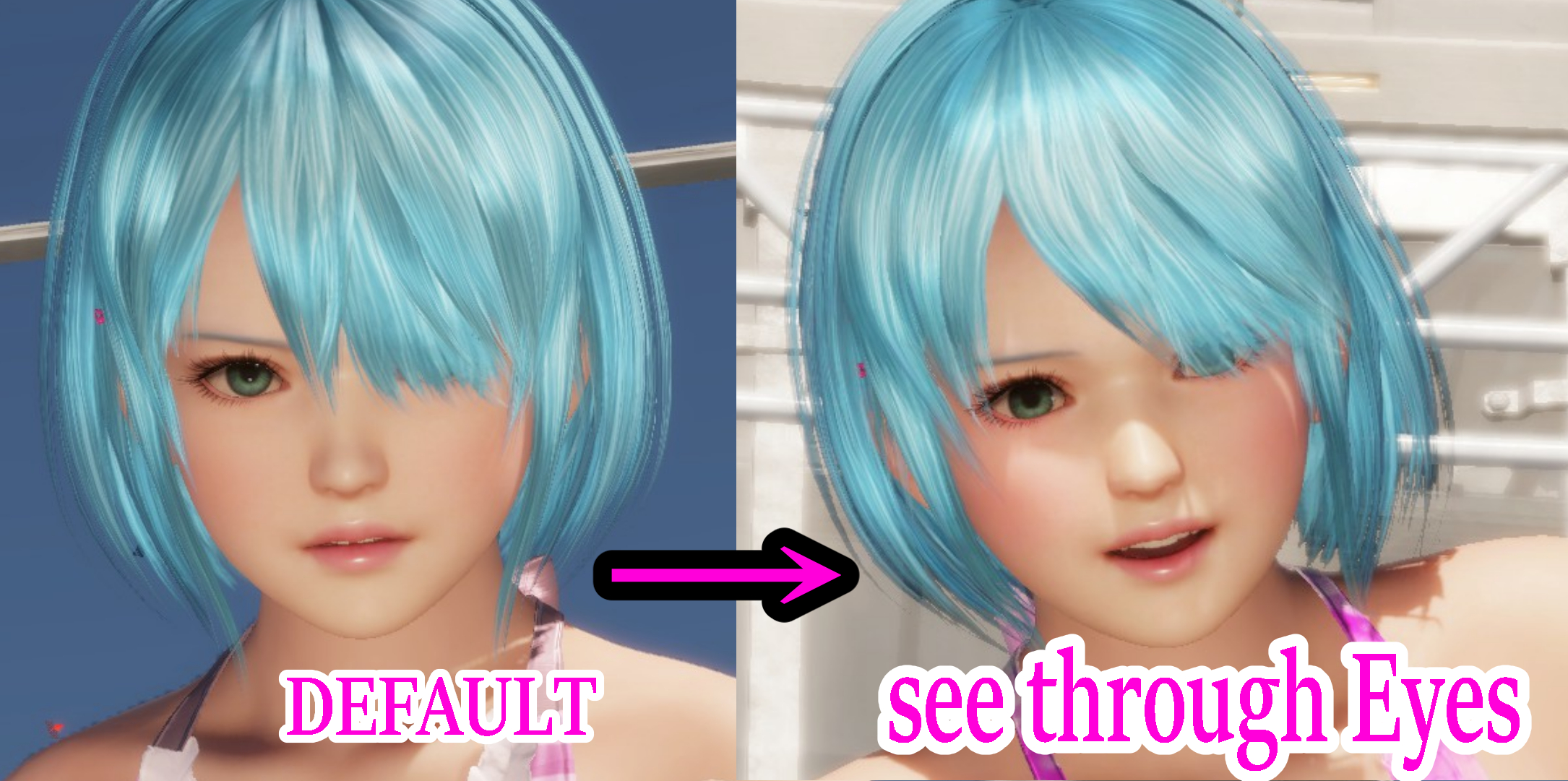 [DL] Doa6 Nico Loose Hair see through eyes by Honey-Gold on DeviantArt