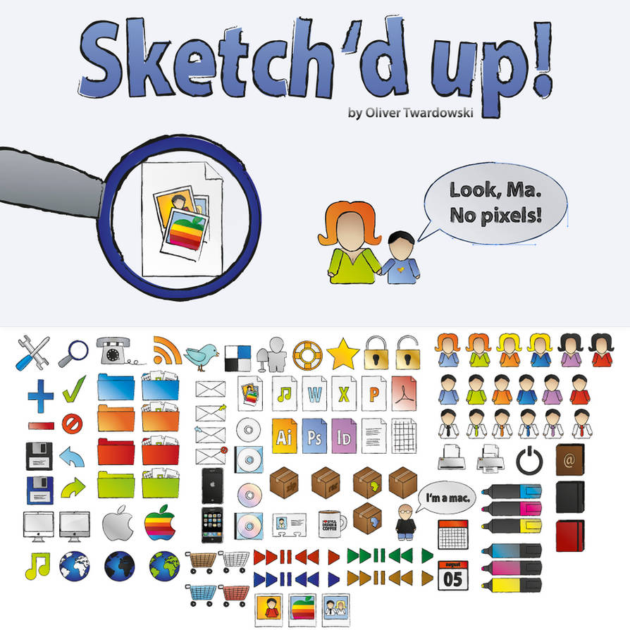 Sketched up - free iconset by twinware on DeviantArt