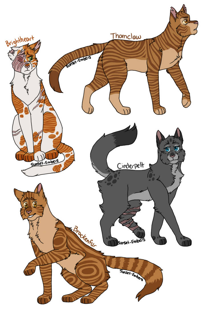 Frostfur and Lionheart's kids by Sunset-Embers on DeviantArt