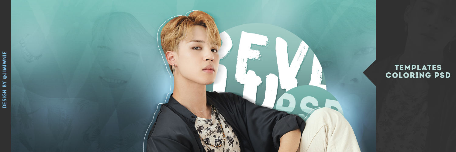 Twitter Header Template {BTS - JIMIN} by reveluvpsd on DeviantArt