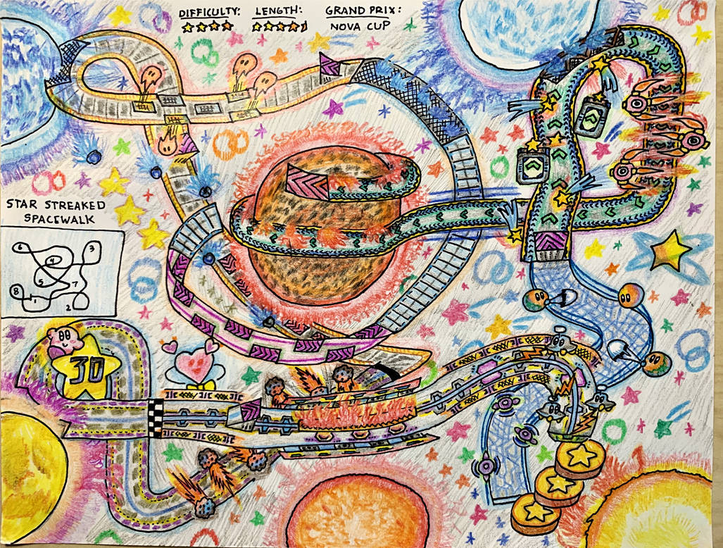 Kirby Air Ride Course: Star Streaked SpaceWalk by lavahead1856 on ...